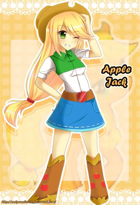 Equestria Girls Applejack By Sakuraalice33 On Deviantart