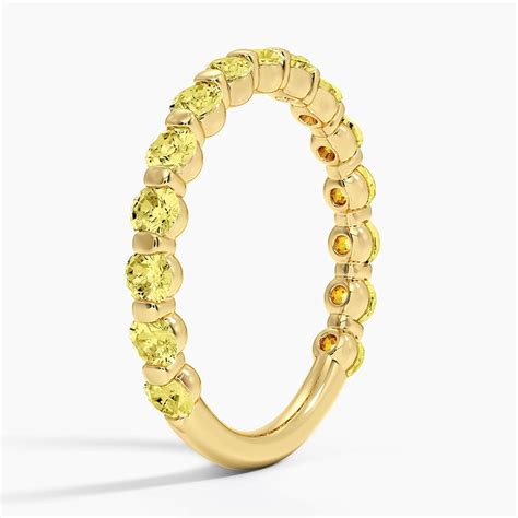 Yellow Lab Diamond Ring 1 Ct Tw In 18k Yellow Gold Brilliant Earth