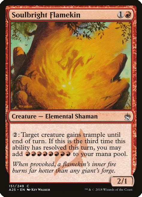 Soulbright Flamekin Masters 25 Magic The Gathering