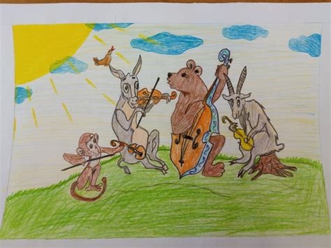 Басни крылова рисунки 79 фото