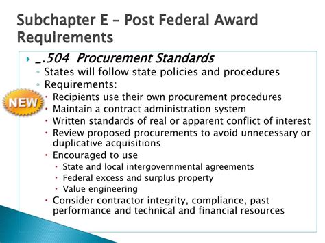Ppt Proposed Omb Uniform Guidance Cost Principles Audit And Administrative Requirements For
