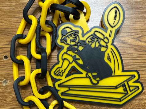 1962 Steelers Oversized Logo Chain Steely Mcbeam By C3tanhamilton