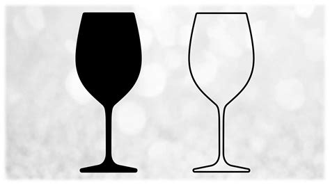 Wine Black And White Clip Art