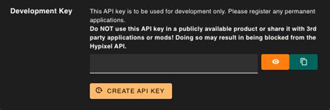 Api Key Doesnt Create Itself Hypixel Forums