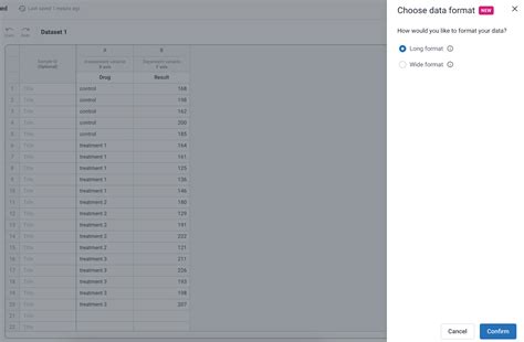 How To Change Data Format In A One Independent Variable Graph BioRender Help