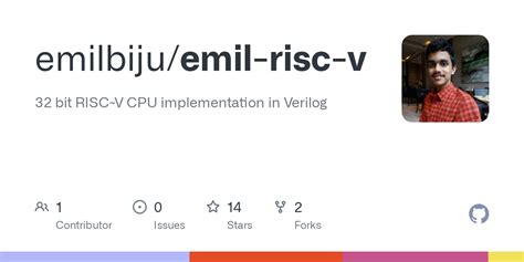 Github Emilbijuemil Risc V 32 Bit Risc V Cpu Implementation In Verilog