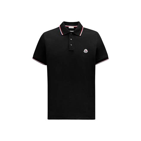 몽클레르 로고 패치 폴로 셔츠 블랙 24ss Moncler Kream