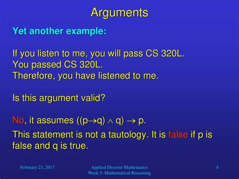 applied discrete mathematics week 5 mathematical reasoning ppt download