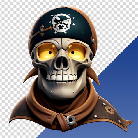 Premium Psd A Skull And Helmet With A Skull On It And A Blue Sky Behind It