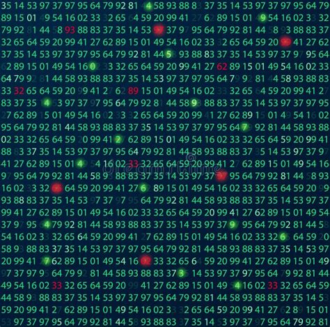 Template Coding And Programming Theme Green Cyan Numbers Rows Vector Tiled Eps Abstract