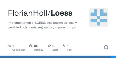 github florianholl loess implementation of loess also known as locally weighted polynomial