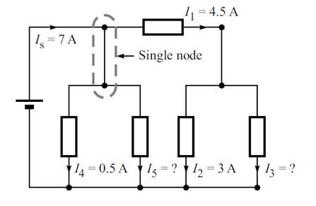 Solved For The Circuit Shown In Fig Determine The Unknown Currents Answer