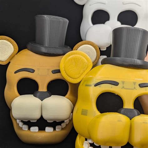 Fnaf Freddy Withered Freddy Mask Golden Freddy Fnaf Five Nights At Freddys Diy Kit Fan