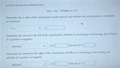 Solved Let F Be The Function Defined Chegg Com