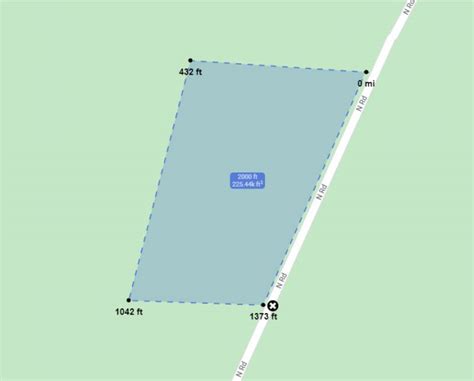 Area Perimeter Calculator Map Land Area And Perimeter Maptive