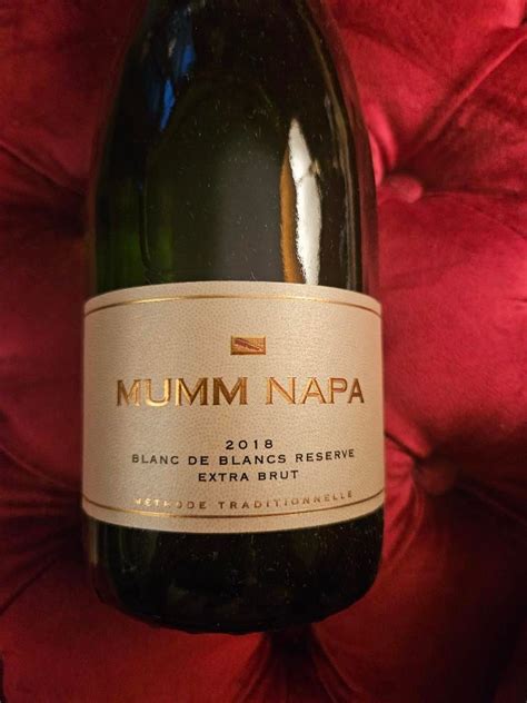 2018 Mumm Napa Blanc De Blancs Réserve Extra Brut Usa California