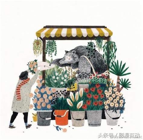 荷兰的插画师 Lieke 的作品梦想玻璃花房 每日头条