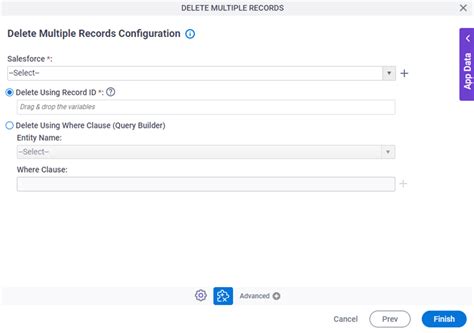 Delete Multiple Records Salesforce Activity