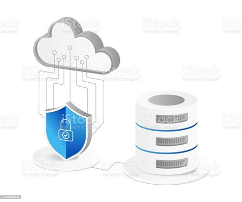 Konsep Ilustrasi 3d Datar Isometrik Jaringan Server Database Ilustrasi Stok Unduh Gambar