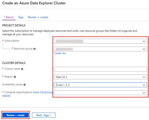 Quickstart Create An Azure Data Explorer Cluster And Database
