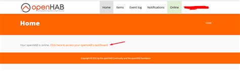 custom cloud openhab online but click on link result nothing openhab