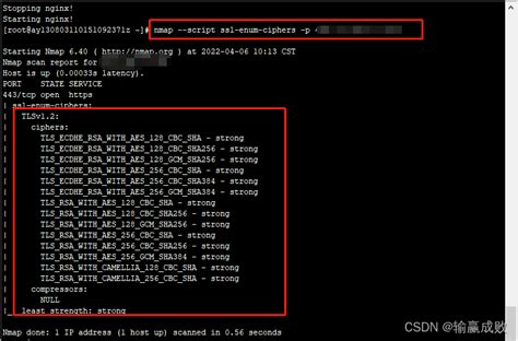 Nginx 修复tls10漏洞并扫描tls协议nginx 启用不安全的tls10协议 Csdn博客