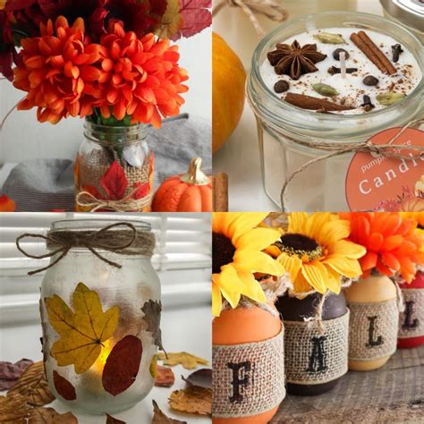 21 Fall Mason Jar Crafts Craftsy Hacks
