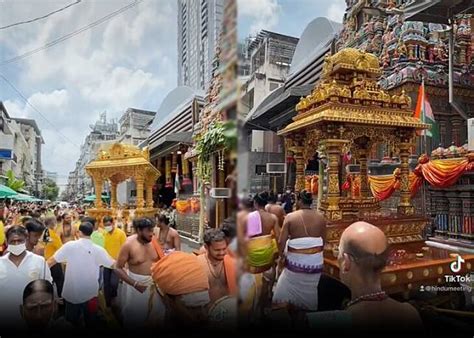 วัดแขก สีลม เชิญราชรถเตรียมขบวนแห่ 19 30 น วันนี้ เขตบางรักแนะเลี่ยง 5