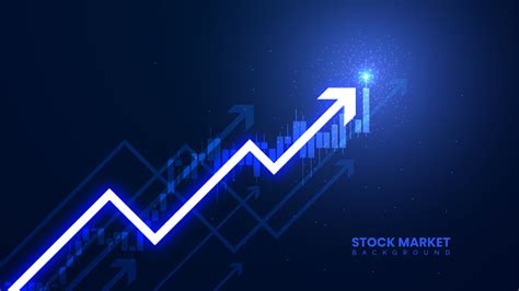 성공적인 재정 부양과 촛대가 있는 위쪽 화살표 상승 주식 시장 경제 개념입니다 미래 지향적인 금융 성장 막대 차트 경제에 대한 스톡 벡터 아트 및 기타 이미지 Istock