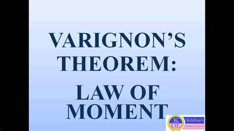 VARIGNON S THEOREM YouTube