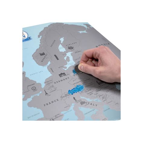 Mapa De Rascar Europa Scrach Map