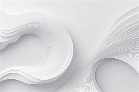 Abstract Minimalistic White Background Design Ai Generated Premium Ai Generated Image