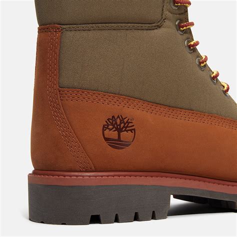 Timberland® Heritage 6 Inch Waterproof Boot For Men In Medium Brown Green