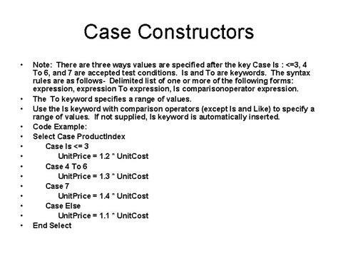 Chapter 7 Control Logic And Loops If Constructions