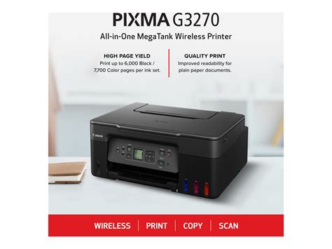 Canon Pixma G Megatank Wireless All In One Color Ink Jet Printer C