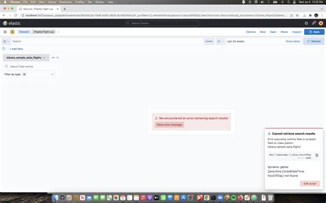 Kibana Is Not Helping The User Fix Errors On Saved Objects For Deprecated Scripted Field Doc