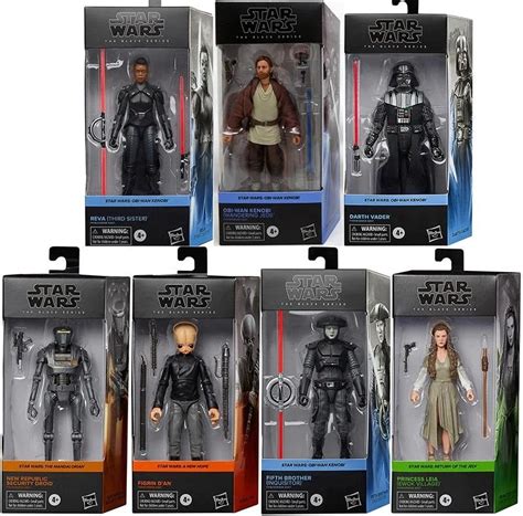 Hasbro Star Wars The Black Series 6 Figure 2022 Wave 2 Carton Of 8