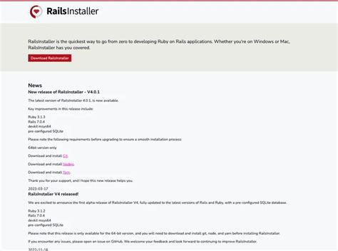 Railsinstaller Windows By Railsinstaller A Undefined Template Built At Lightspeed