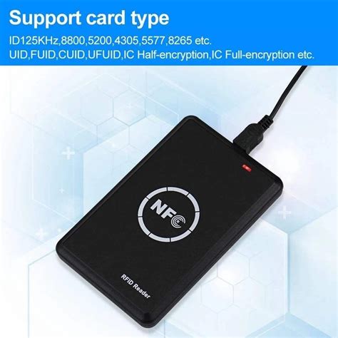 RFID Copier Duplicator 125KHz Key Fob NFC Smart Card Reader 13 56MHz Encrypted Programmer USB