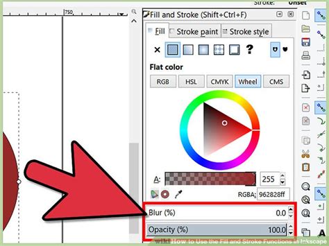 How To Use The Fill And Stroke Functions In Inkscape Steps