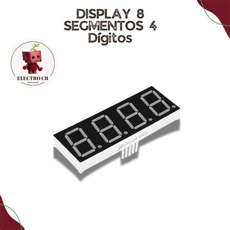 display 8 segmentos 4 dígitos electro cr
