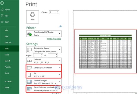 how to print an excel sheet in a4 size 4 methods exceldemy