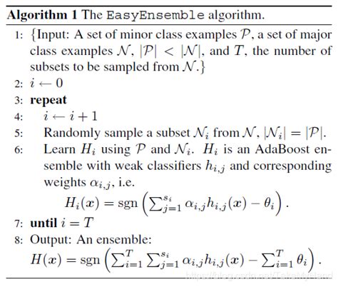 easyensemble 集成学习——处理不平衡样本分类问题 x y liu j wu and z h zhou 鈥淓