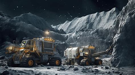 Premium Ai Image Asteroid Mining Company Generative Ai