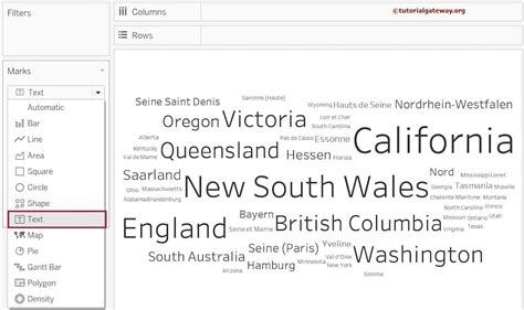 Tableau Word Cloud