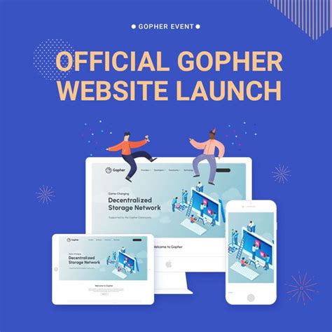 Gopher Event Event Website Launch Launch Event