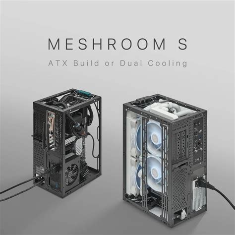 Ssupd Meshroom S Case — Charcoal Black Peacock Blue Sage Green Fossil Gray — Pcie 4 0 W