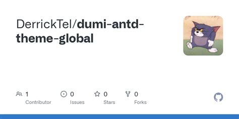 Github Derrickteldumi Antd Theme Global