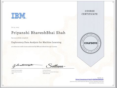priyanshi shah on linkedin machinelearning connections dataanalysis coursera course