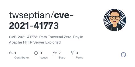 Github Twseptiancve 2021 41773 Cve 2021 41773 Path Traversal Zero Day In Apache Server